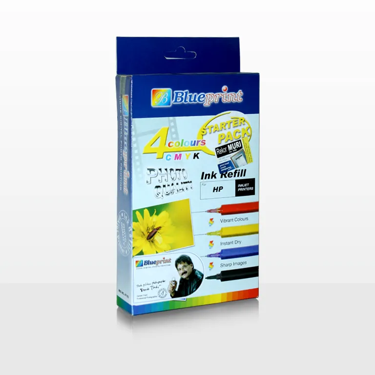 Tinta Suntik / Tinta Refill Starter Pack HP BLUEPRINT For Printer HP ...
