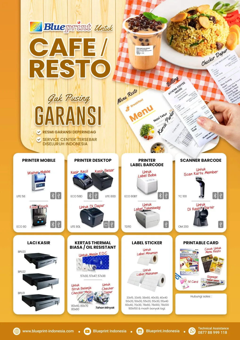 BLUEPRINT UNTUK KEBUTUHAN CAFE DAN RESTO | Berita | Blueprint Indonesia