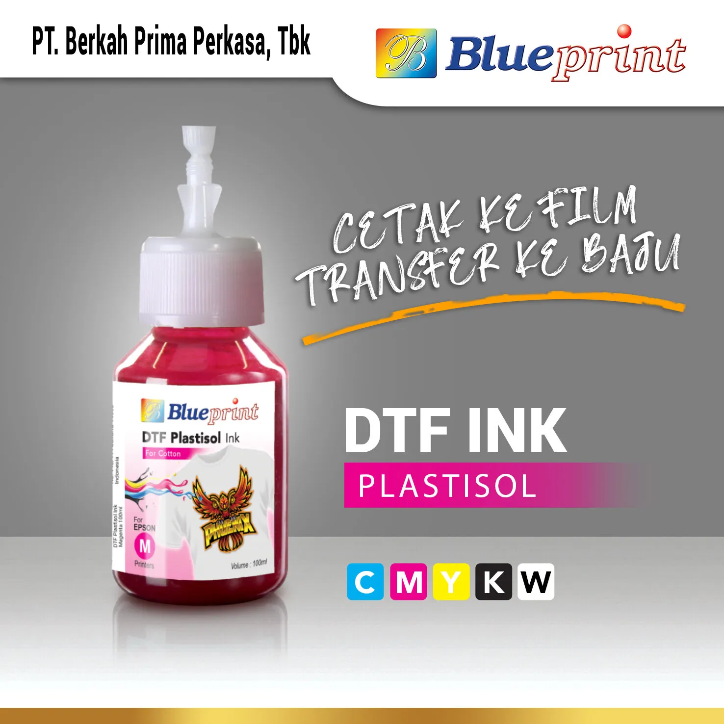 Tinta DTF / DTF Ink BLUEPRINT 100 ML Merah - M | DTF Consumable ... Tinta DTF / DTF Ink BLUEPRINT 100 ML Merah - M | DTF Consumable ...