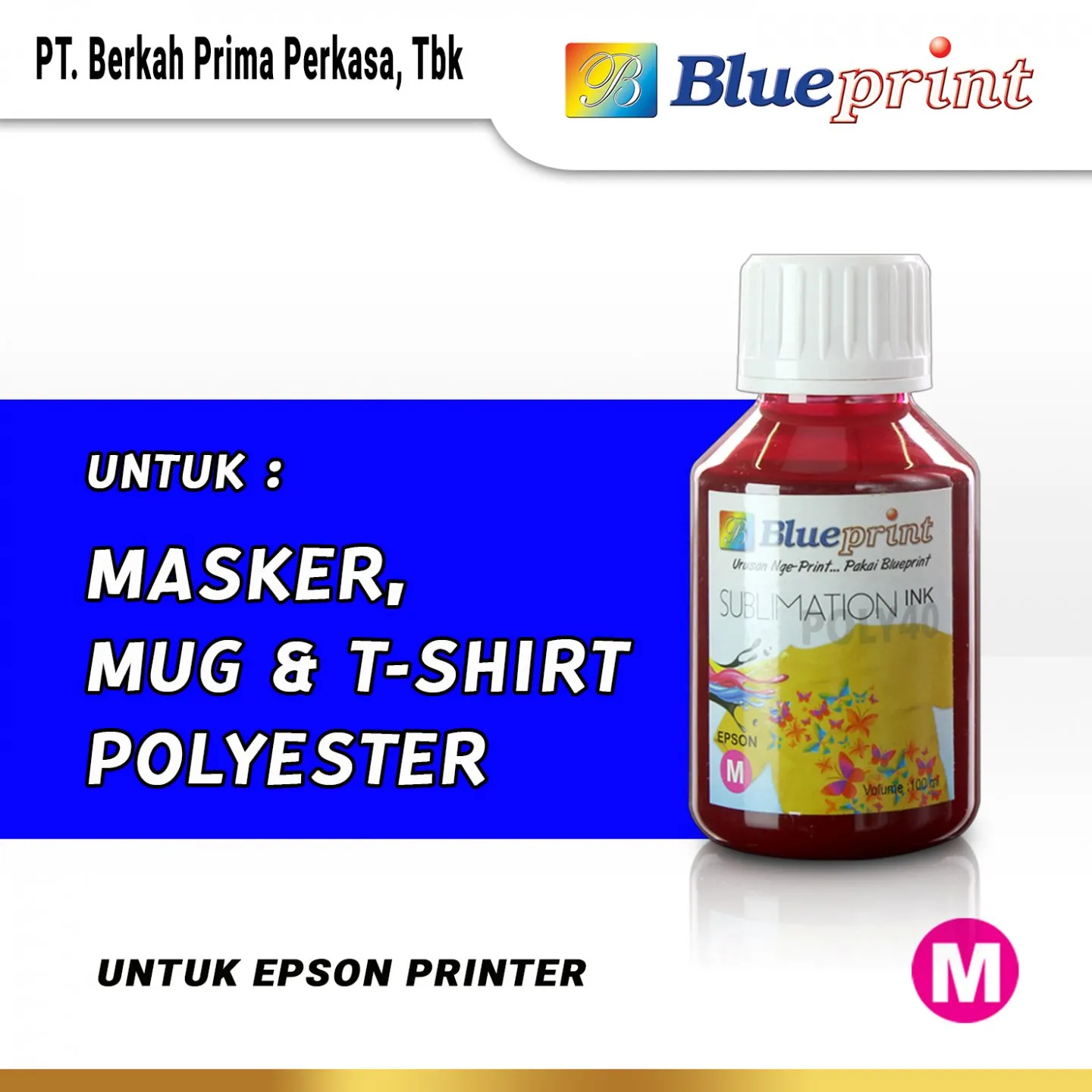 Tinta Sublim Epson BLUEPRINT Refill For Printer Epson 100ml Merah ...